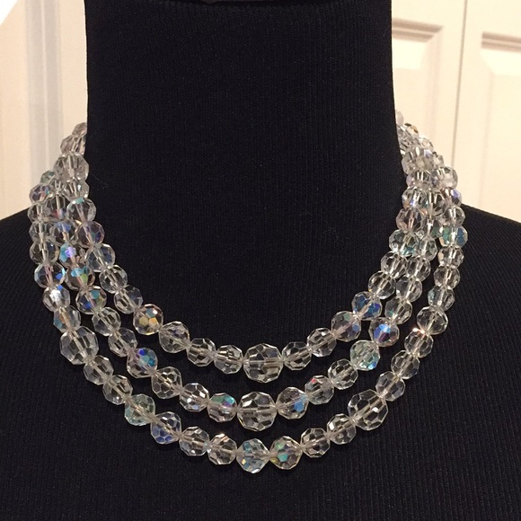 Jewelry | Vintage Lead Ab Crystals On Wire | Poshmark